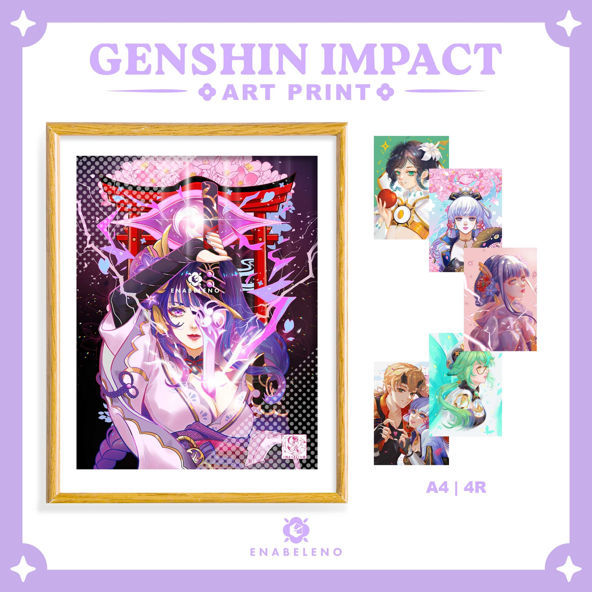 Genshin Impact Art Prints – enabeleno